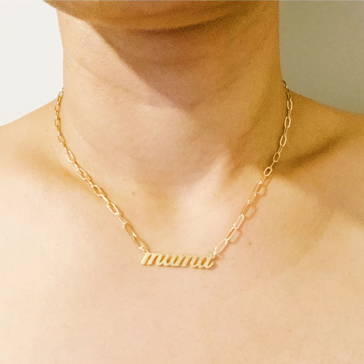 Mama Link Chain Necklace – lili + honey clothing co.